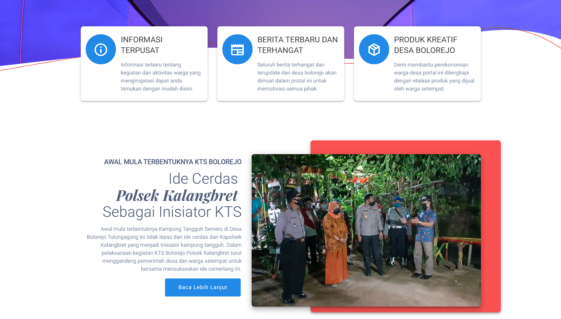 Mahasiswa UMM Luncurkan Portal Website Kampung Tangguh Semeru Desa ...