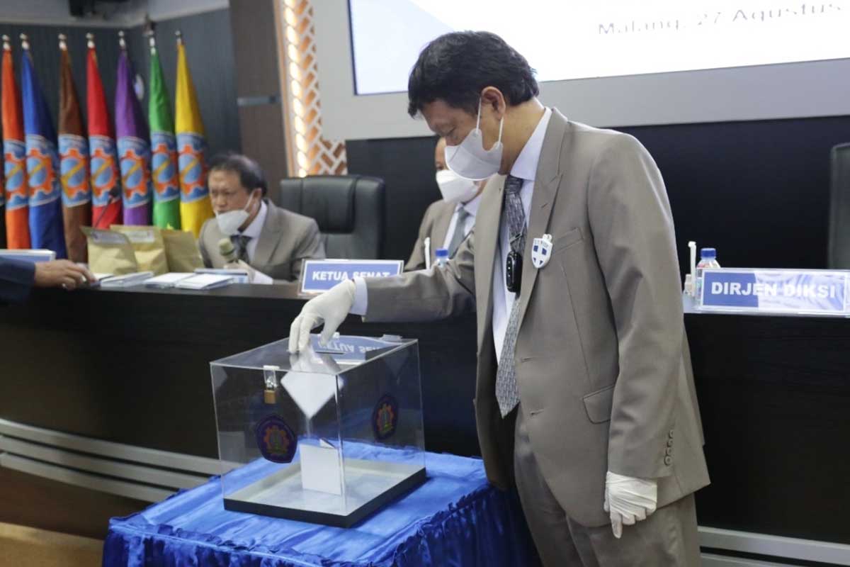 Supriatna Adhisuwignjo Jadi Direktur Terpilih Polinema 2021-2025