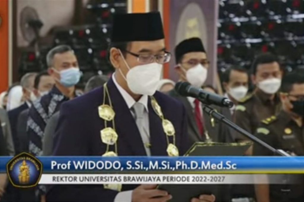 Prof Widodo Resmi Jabat Rektor UB periode 2022-2027