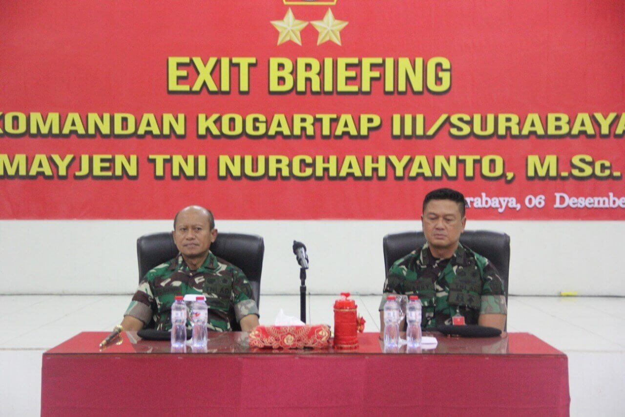 Pangdam V/Brawijaya Melaksanakan Kunjungan Kerja ke Makogartap III/Surabaya