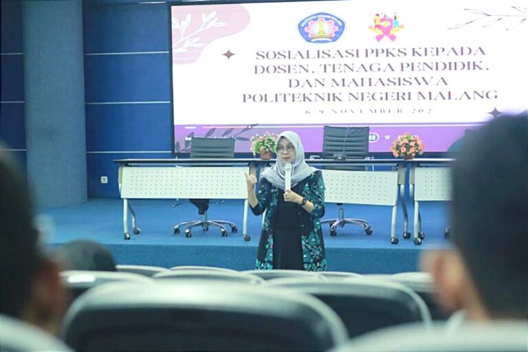 Satgas PPKS Polinema Sosialisasi Pencegahan dan Penanganan Kekerasan Seksual